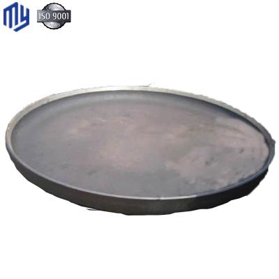 China Conexão de soldagem fundição 30 mm cabeças planas caldeiras de fundo para terminações de recipientes sob pressão à venda