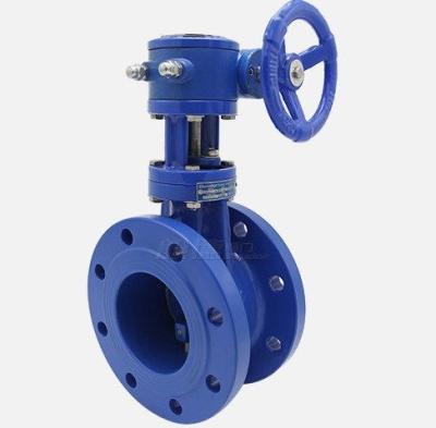 Cina Valvole a farfalla di supporto personalizzate con attuatore pneumatico e doppia flangia per ODM in vendita