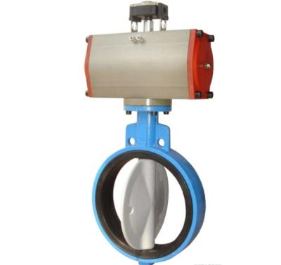 Cina Specifica standard Valvola a farfalla per attuatore pneumatico con certificato completo in vendita