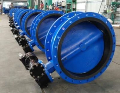 Cina Valvola a farfalla a doppia flangia eccentrica per supporti a temperatura media in vendita