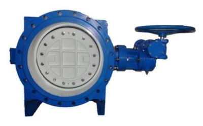 Cina Valvola a farfalla a doppia flangia eccentrica per supporti a temperatura media in vendita