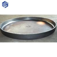 China Equal Welding Connection Customized Stainless Steel Flat Head Dish End for Fire Pit for sale