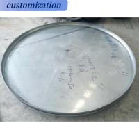 China Equal Welding Connection Customized Stainless Steel Flat Head Dish End for Fire Pit for sale