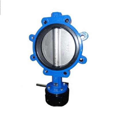 Cina Connessione di wafer di ingranaggi in ghisa su misura supporto di legno Valvola di farfalla in vendita