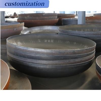 China Gepersonaliseerde ondersteuning Hydraulische geperste cirkelkop code Ellipsoïdale schotelkop tankdoek Te koop