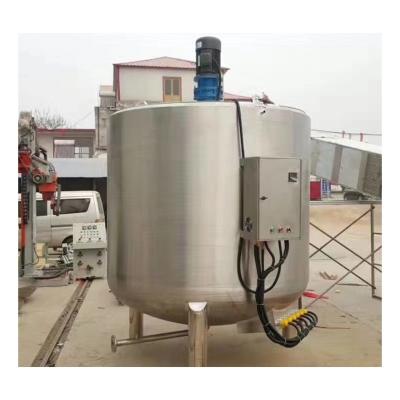 Cina Manuale di riferimento Cisterna di miscelazione del latte in acciaio inossidabile da 1000L per la linea di produzione di bevande in vendita