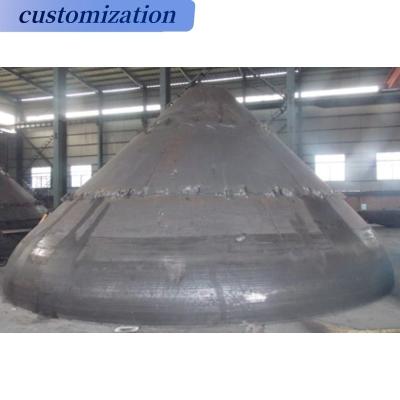 Cina Copertura conica del coperchio del serbatoio inferiore in acciaio al carbonio personalizzato per applicazioni industriali in vendita