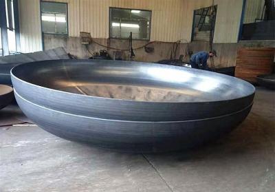 中国 貯蔵タンクでの溶接接続のための炭素鋼円頭クラッパー形頭 販売のため