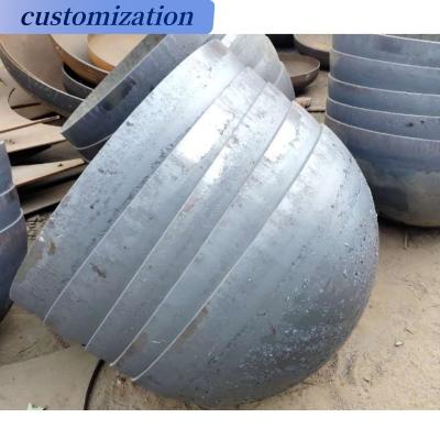 Cina Supporto personalizzato ASME Standard Spherical Bottom Clad Material Tank con estremità a piatto in vendita