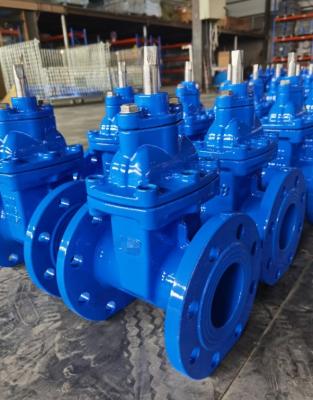Cina DIN F4/F5 SAB OS Y Nrs Dutile Fuso Ferro Resiliente Gomma Sedia Flange Valvola farfalla in vendita
