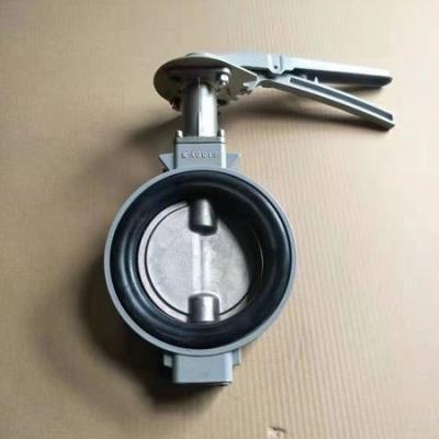 Cina EPDM PTFE sigillatore in lega di alluminio corpo wafer valvola farfalla per la resistenza alla corrosione in vendita