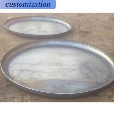 Cina Dimensioni personalizzate SS304 SS316 Caldaie ellittiche Fonte piatta per serbatoi in vendita
