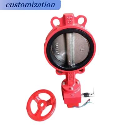 China Estructura del diafragma válvula de mariposa manual de tipo hidráulico de 4 pulgadas para el control del proceso en venta