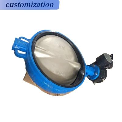 China Estructura del diafragma válvula de mariposa manual de tipo hidráulico de 4 pulgadas para el control del proceso en venta