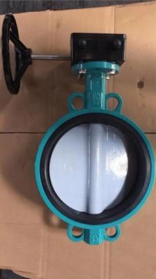 China Diaphragm Structure 4 Inch Wafer Center Butterfly Valve Manual Handle for OEM Support for sale