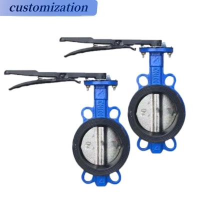 China Depends on Specifications Double Flanged Lug Type Butterfly Valves and Fitting for sale