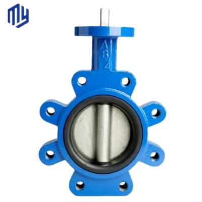 Cina Ss304 linea centrale diaframma valvola farfalla con ruota a mano in acciaio inossidabile Worm Gear Lug in vendita