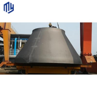 China Ondersteuning naverkoopservice Koolstofstaal kegelkop ASTM A234 WPB voor flensverbinding Te koop