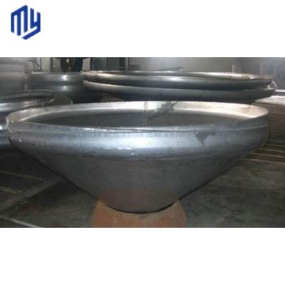 China Equal Design ASME Tank Conical Head com conexão de flange e material de aço carbono à venda