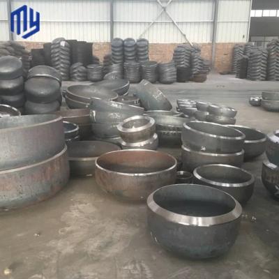 China Equal Design ASME Tank Conical Head com conexão de flange e material de aço carbono à venda