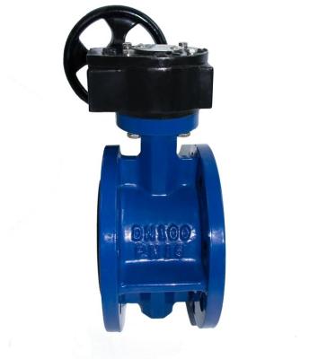 Cina Valvola a farfalla a doppio fianco con sedile sostitutivo manuale EPDM/NBR rivestita di gomma per acqua in vendita