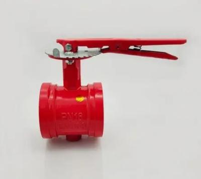 China Sistema de incêndio 300Psi Válvula borboleta gancho com sinal personalizado para as suas necessidades à venda