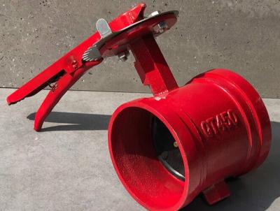 China Sistema de incêndio 300Psi Válvula borboleta gancho com sinal personalizado para as suas necessidades à venda