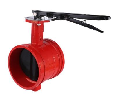 China Sistema de incêndio 300Psi Válvula borboleta gancho com sinal personalizado para as suas necessidades à venda