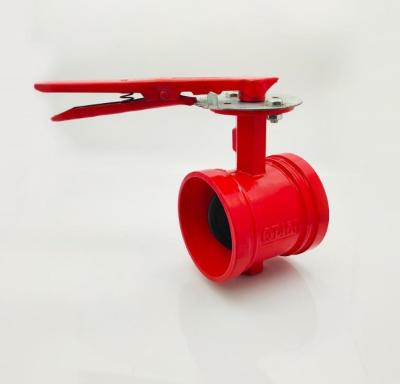 China Sistema de incêndio 300Psi Válvula borboleta gancho com sinal personalizado para as suas necessidades à venda