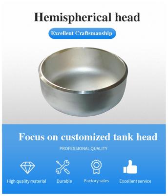 China Cabeça de tanque de cabeça hexagonal personalizada e cabeça de recipiente de armazenamento com código de cabeça redonda à venda