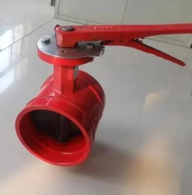 Cina Valvola a farfalla a scanalatura manuale in ghisa/acciaio CF8/CF8m con funzionamento manuale durevole in vendita
