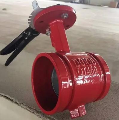 Cina Valvola a farfalla a scanalatura manuale in ghisa/acciaio CF8/CF8m con funzionamento manuale durevole in vendita
