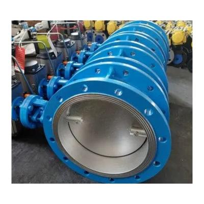 China Dn1200 válvula de borboleta sentada com flange duplo e resistente com requisitos do cliente à venda