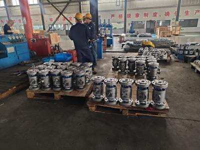 China Gascontrole Grote grootte Dubbele excentrische vlinderklep met diafragma structuur Te koop