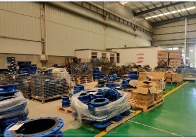 China Gascontrole Grote grootte Dubbele excentrische vlinderklep met diafragma structuur Te koop