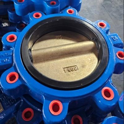 Cina Materiale del corpo Ferro duttile GGG50 Valvola farfalla Wafer Flanged Lug Standard acqua in vendita