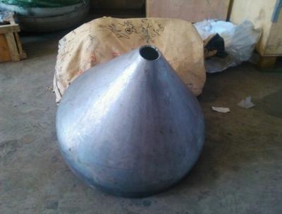China ASME Standard Conical Base Pressure Vessel Dished Cap Head com conexão de solda à venda