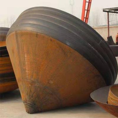 China ASME Standard Conical Base Pressure Vessel Dished Cap Head com conexão de solda à venda