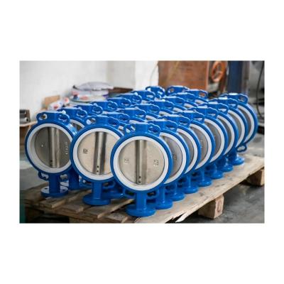 Cina Valvole a farfalla con rivestimento in gomma PFA PTFE EPDM in vendita