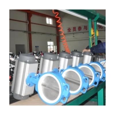 China Corpo de aço carbono de ferro fundido EPDM Soft Seal Wafer Manual Butterfly Valve à venda