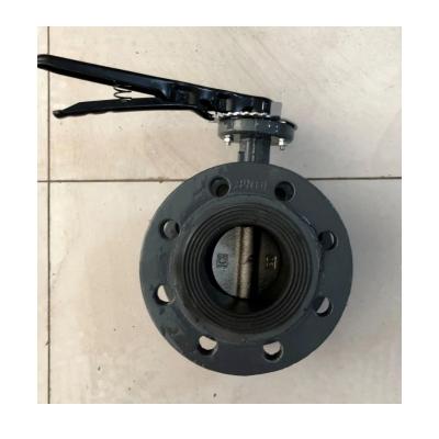 China Média de gás DN300 EPDM revestida de borracha flange de borboleta válvula com suporte OBM personalizado à venda