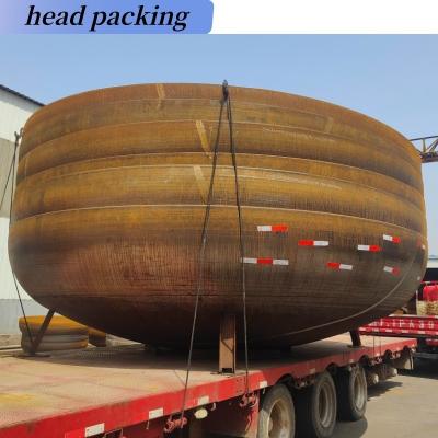 China Cabeça elíptica de aço inoxidável de fundição igual para tampas terminais do tanque de combustível à venda