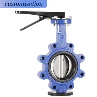 Cina Temperatura normale Gas Media Pneumatico Dutile Ferro Flange Soft Seal Butterfly Valve in vendita