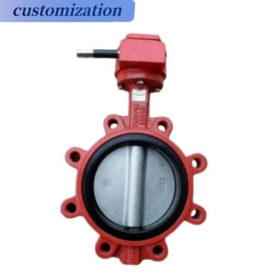 Cina Valvola a farfalla al fluoro con rivestimento di liquido di tipo American Standard DN80 Ltd71f46-16p per gas in vendita