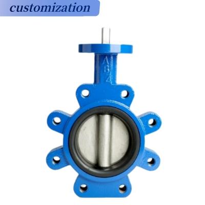 Cina Valvola a farfalla di ferro flessibile a bassa temperatura Rivestimento epossidico blu per sistemi idraulici in vendita