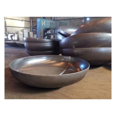 Cina Vaso di pressione in acciaio al carbonio a testa circolare personalizzato per applicazioni di grande diametro in vendita