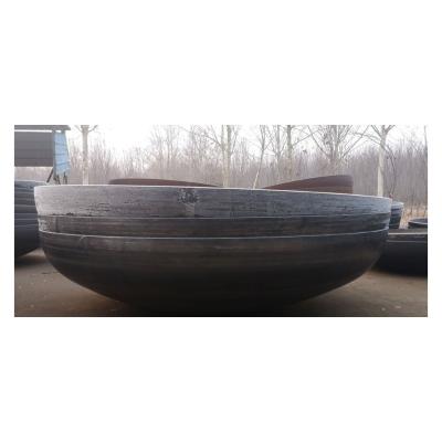 China Gepersonaliseerd drukvat tank ketel onderdeel gesmeed schotelkop met manhole en ontwerp Te koop