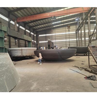 China Carbon Steel Asme Hemisferische Dish End Cap met Customized Torispherical Design Te koop