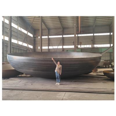 China Carbon Steel Asme Hemisferische Dish End Cap met Customized Torispherical Design Te koop