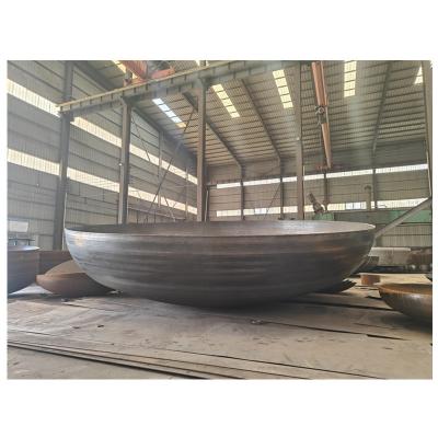 China Carbon Steel Asme Hemisferische Dish End Cap met Customized Torispherical Design Te koop